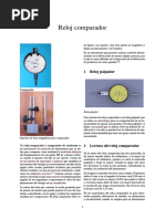 Reloj Comparador Partes Tipos | PDF
