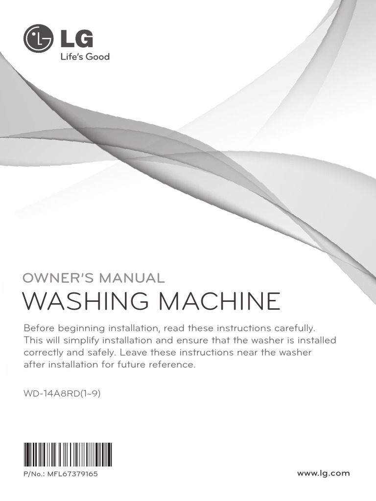 Washing Machine: Owner'S Manual | PDF | Washing Machine | Tap (Valve)