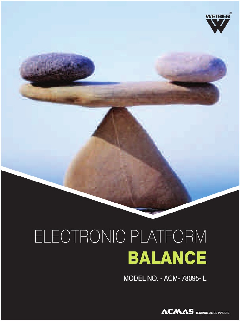 High Precision Electronic Platform Balance | PDF | Business ...