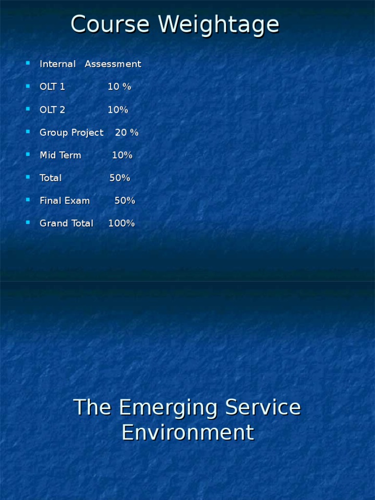 Emerging Service Environment | PDF | Fed Ex | Leadership