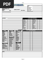Robotech RPG Character Sheet: O.C.C. Skills: Type of Mecha | PDF ...