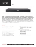 Biamp Data Sheet Tesiraforte x1600 Feb22 | PDF | Usb | Digital Signal ...