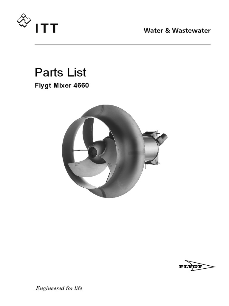 Flygt Mixer Parts List | PDF | Computers