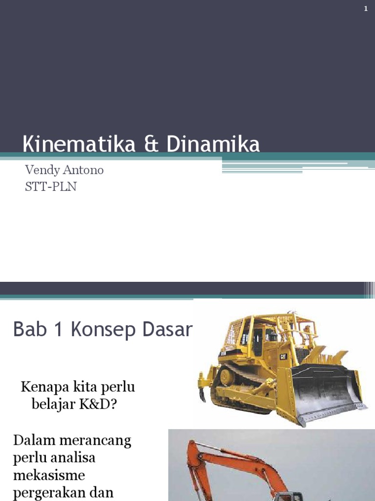 Kinematika dan Dinamika Mekanisme Dasar | PDF