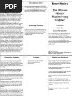 Maxine Hong Kingston - The Woman Warrior | PDF | Mystery, Thriller ...