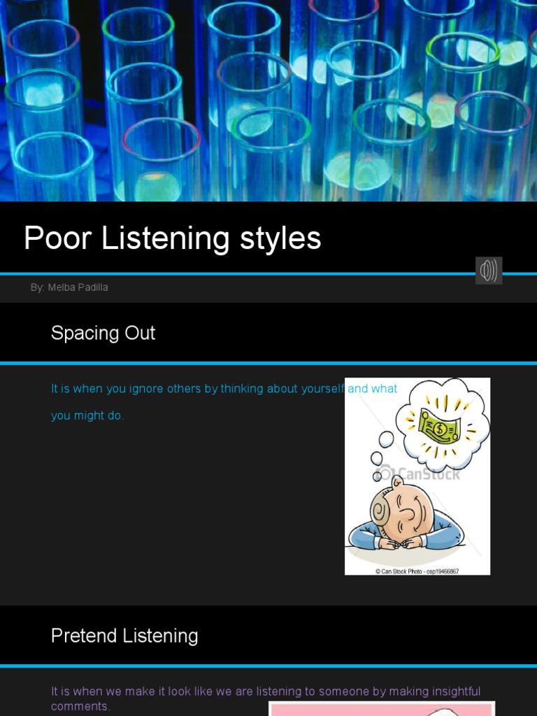 Understanding Poor Listening Styles | PDF