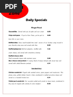 Deek Duke Menu | PDF | Salad | European Cuisine