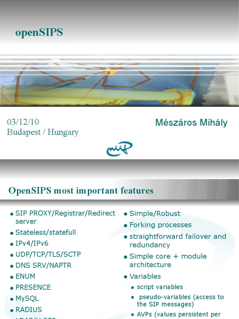 Opensips PDF | PDF | Session Initiation Protocol | Load Balancing (Computing)