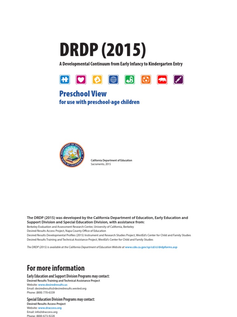 DRDP 2015 Preschool | PDF