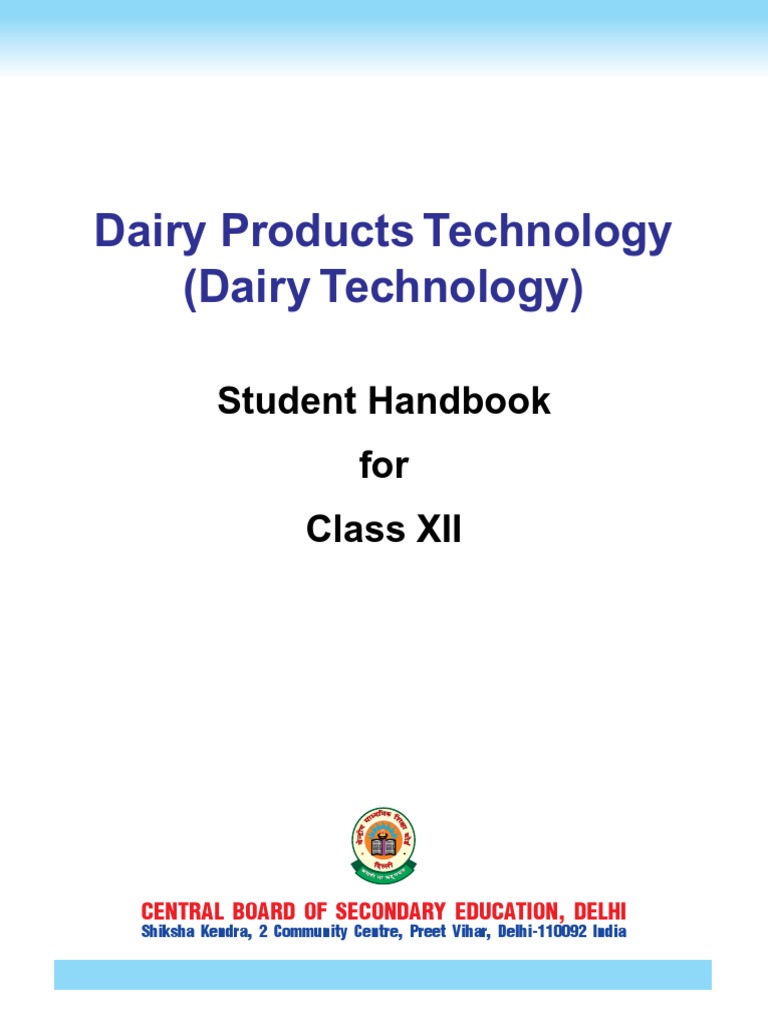 Dairy-products-Technology - Practical Manual & TXT Book XII | PDF ...