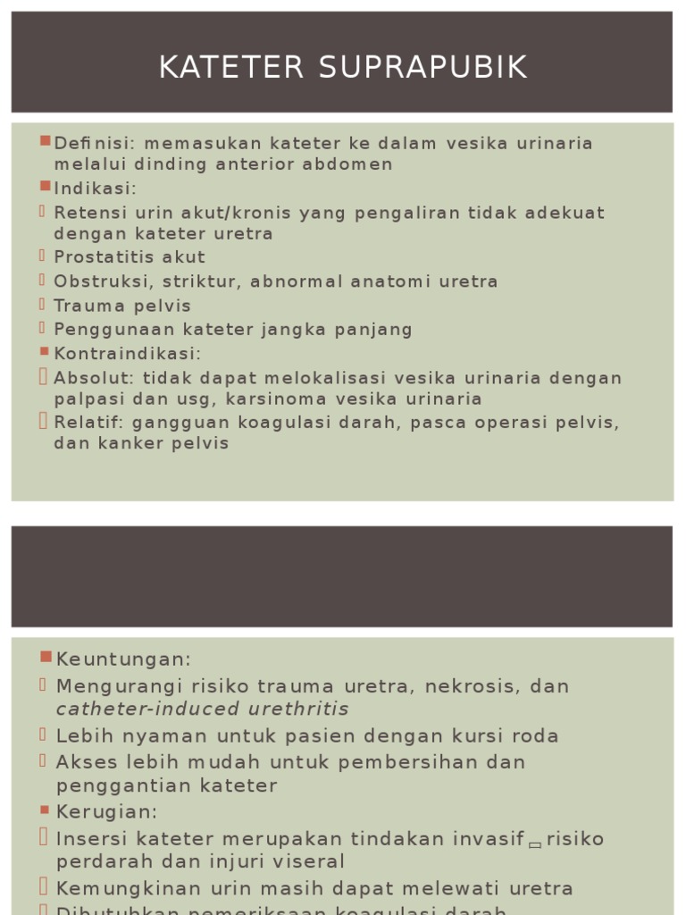 Kateter Suprapubik | PDF