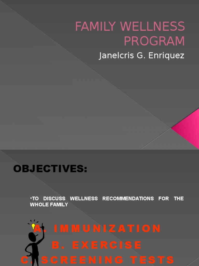 Family Wellness Report | PDF | Preventive Healthcare | Diseases And ...