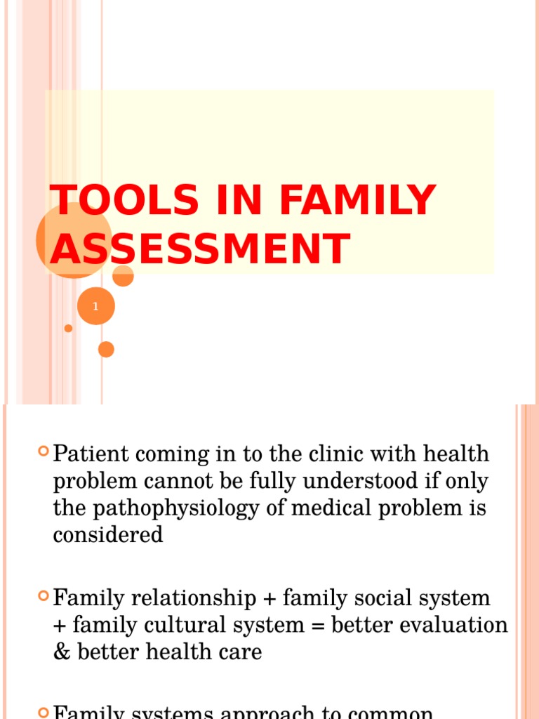 Family Assessment Tools | PDF | Medicine | Health Care