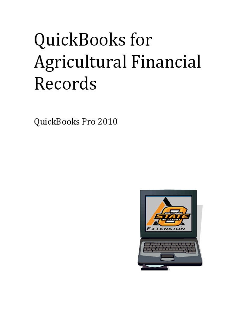 QuickBooks for Agricultural Records | PDF | Debits And Credits | Quick ...