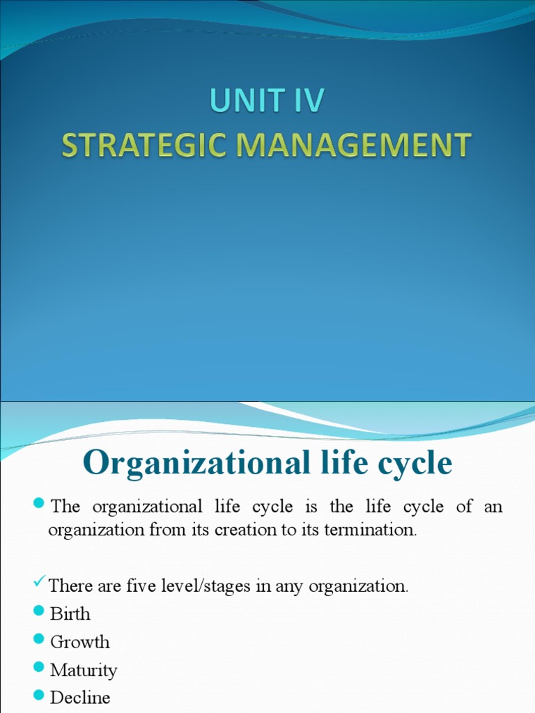 Unit 4 Strategic Management | PDF | Strategic Management | Competence ...