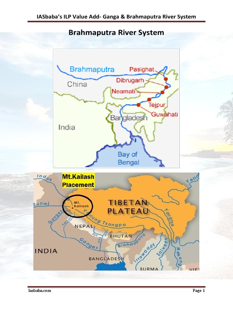 Ganga & Brahmaputra Insights | PDF