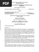 Constitution of The United Republic of Tanzania | PDF | Tanzania ...