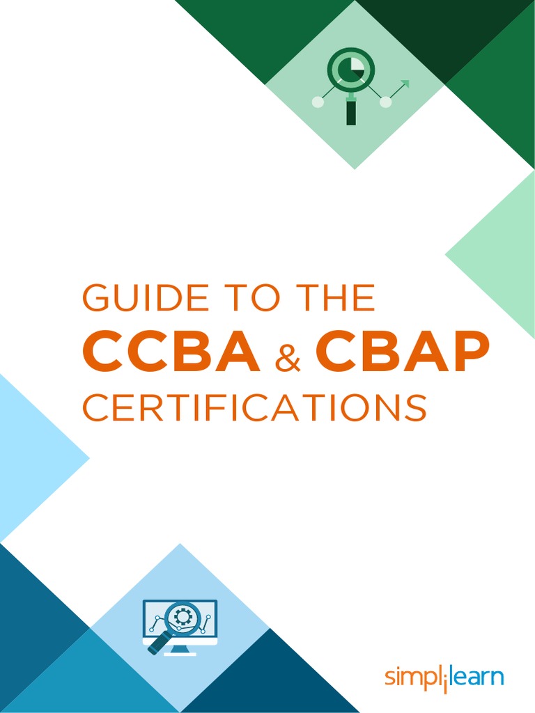 CCBA & CBAP Certification Guide | PDF | Business