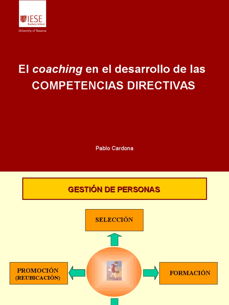 Coaching en El Desarrollo de Las Competencias Directivas | PDF ...
