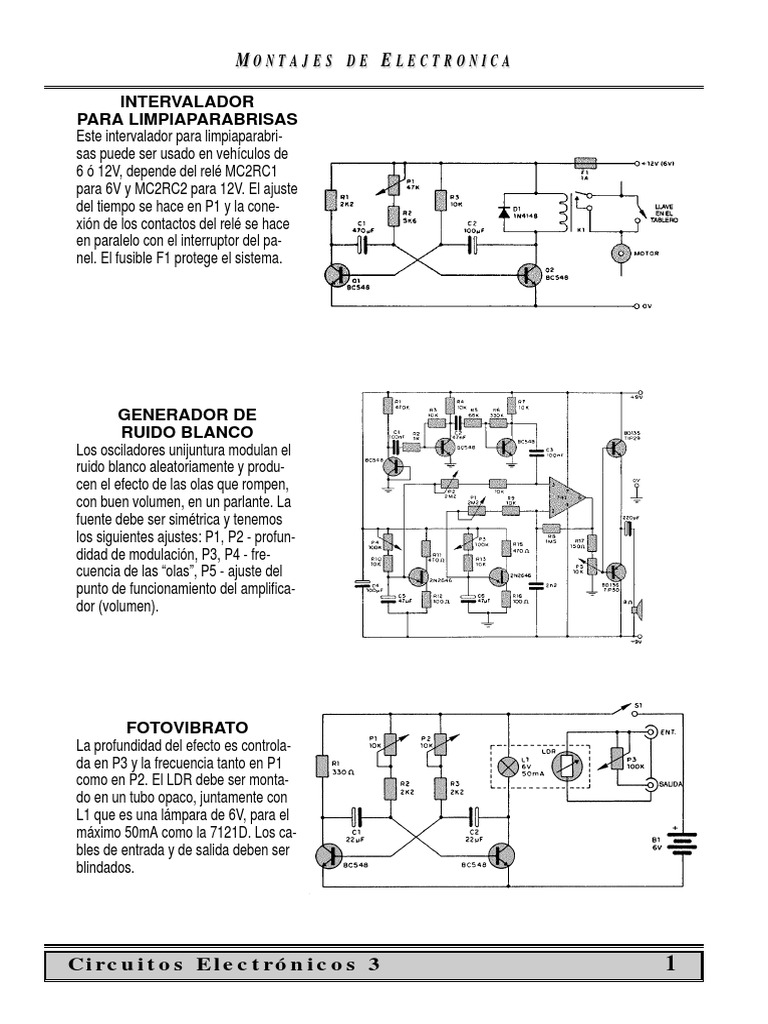 90 Proyectos Electronicos PDF | PDF | Transistor | Amplificador operacional