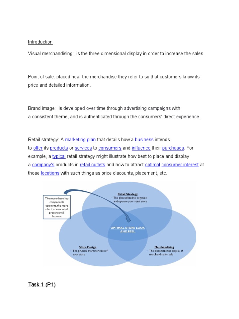 Visual Merchandising Business Btec Level 3 | PDF | Retail | Merchandising