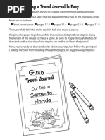 Travel Journal Template for Adventures | PDF | Language Arts ...