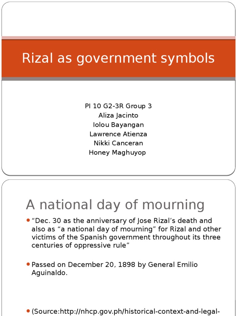 Jose Rizal: National Symbols and Heritage | PDF | History