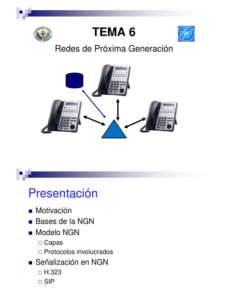 Tema 6 NGN Redes de Proxima Generacion | PDF | protocolo de Iniciacion de Sesion | Red de ...