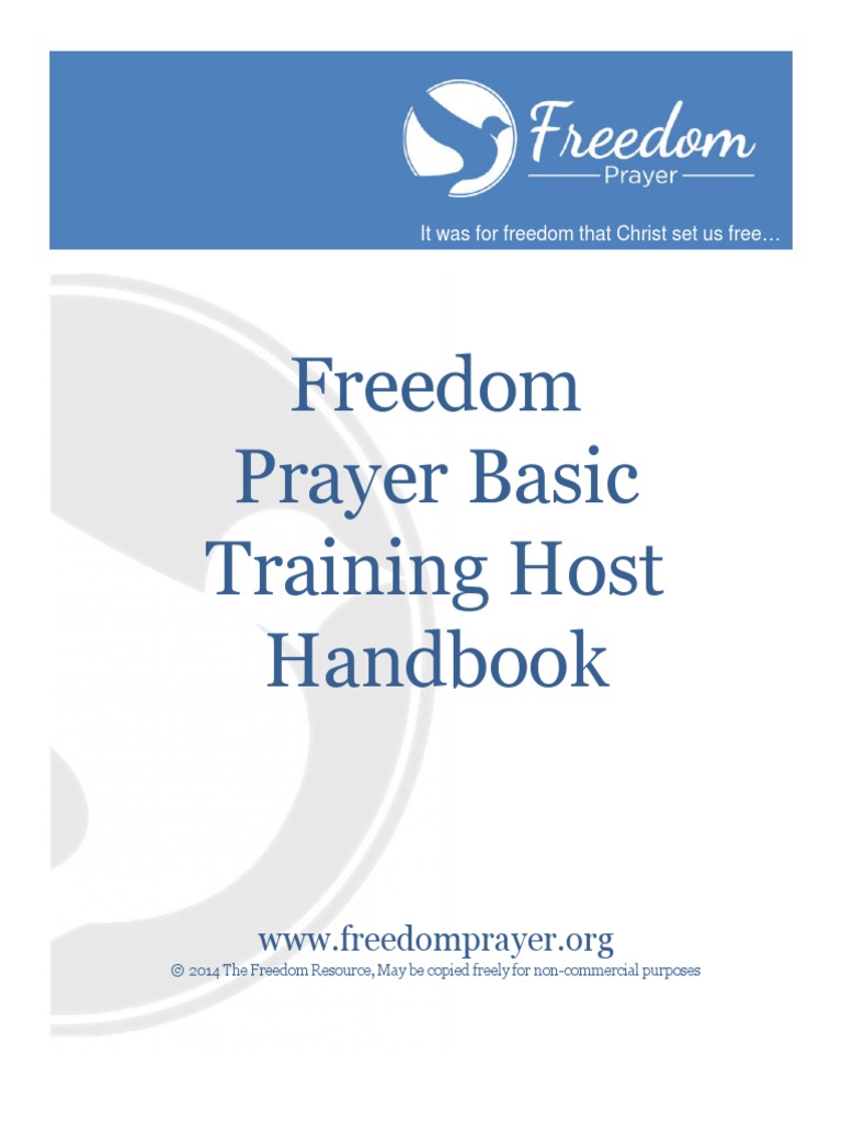 Freedom Prayer Host Handbook | PDF | Prayer | Religion And Belief