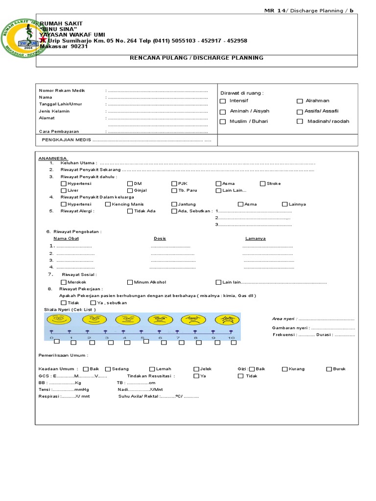 Formulir Pengkajian Awal Pasien Rawat Jalan New | PDF | Kesehatan Holistik
