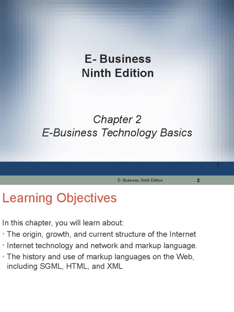 Chp2 e Business Technology Basic | PDF | Markup Language | Html