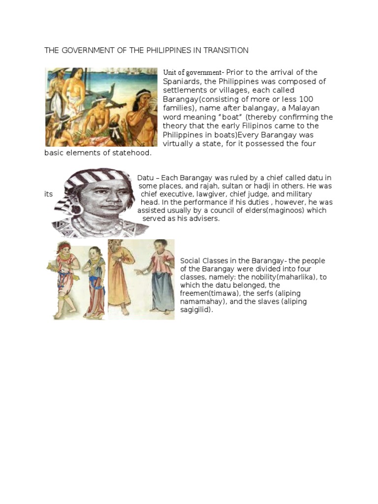 Pre-Spanish Philippine Governance | PDF | History