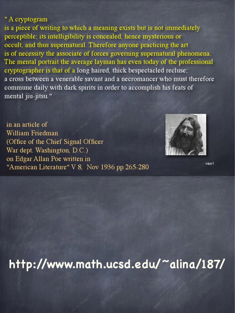 Lecture 1 | PDF | Cryptography | Cryptanalysis