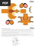 Disney Frozen Anna Papercraft Craft Printable 0913 | PDF | Clothing ...