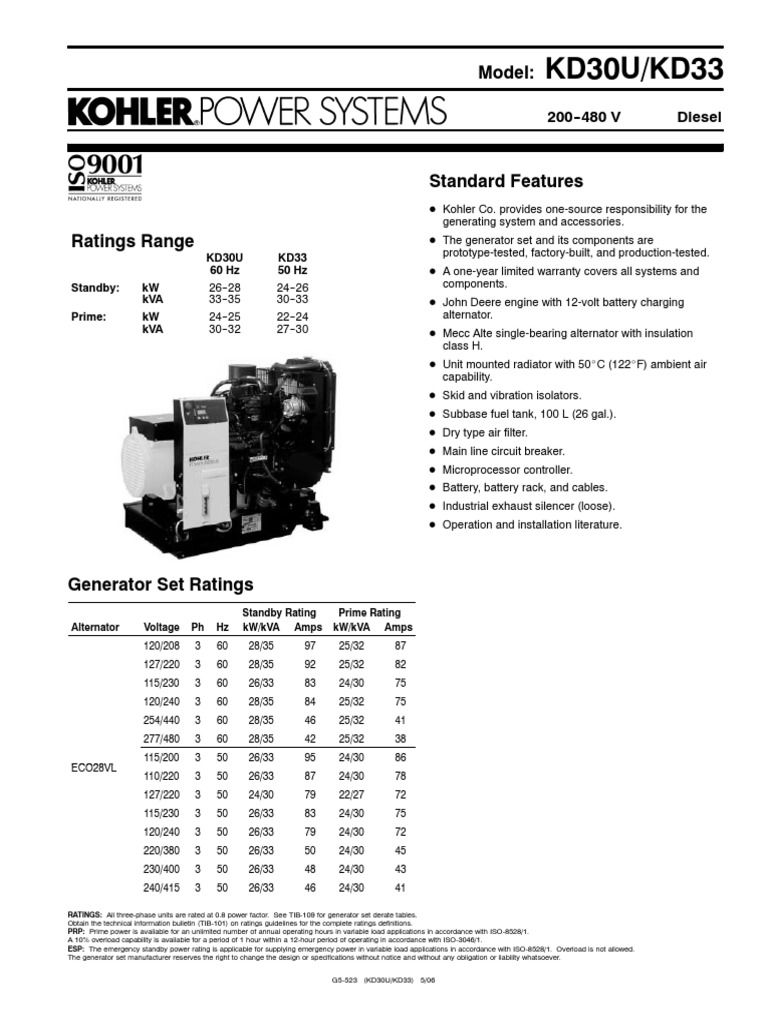 G5523 KD33 | PDF | Engines | Diesel Engine