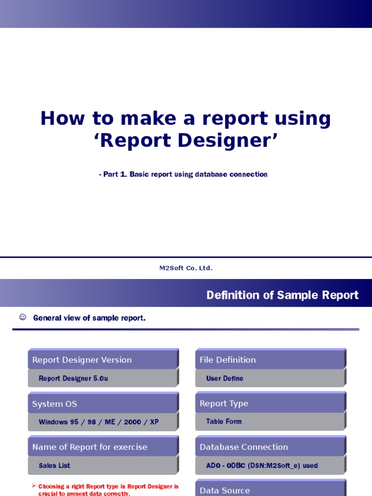 Report Designer 50 Guide Eng | PDF | Parameter (Computer Programming) | Sql