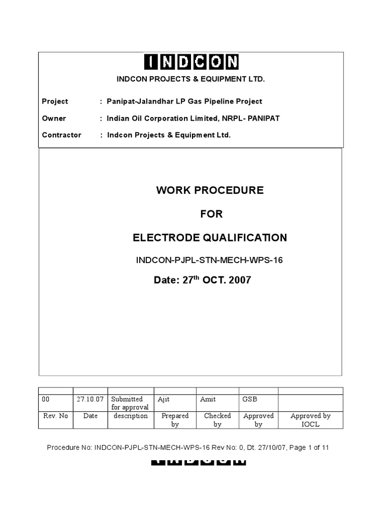 16 Electrode Qualification | PDF | Welding | Construction
