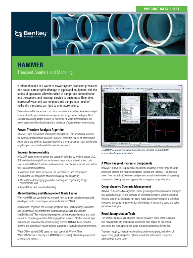 Hammer Product Data Sheet | PDF | Arc Gis | Geographic Information System