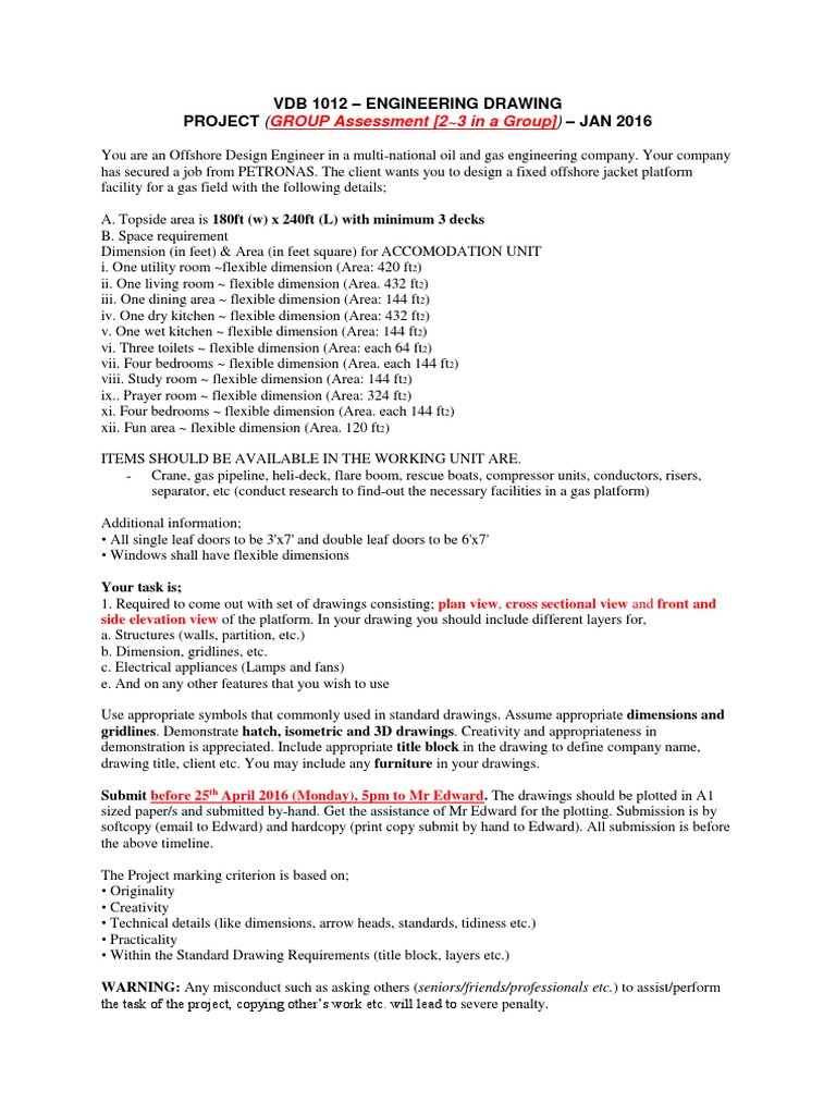 Project Civil Engineering Drawing | PDF | Room