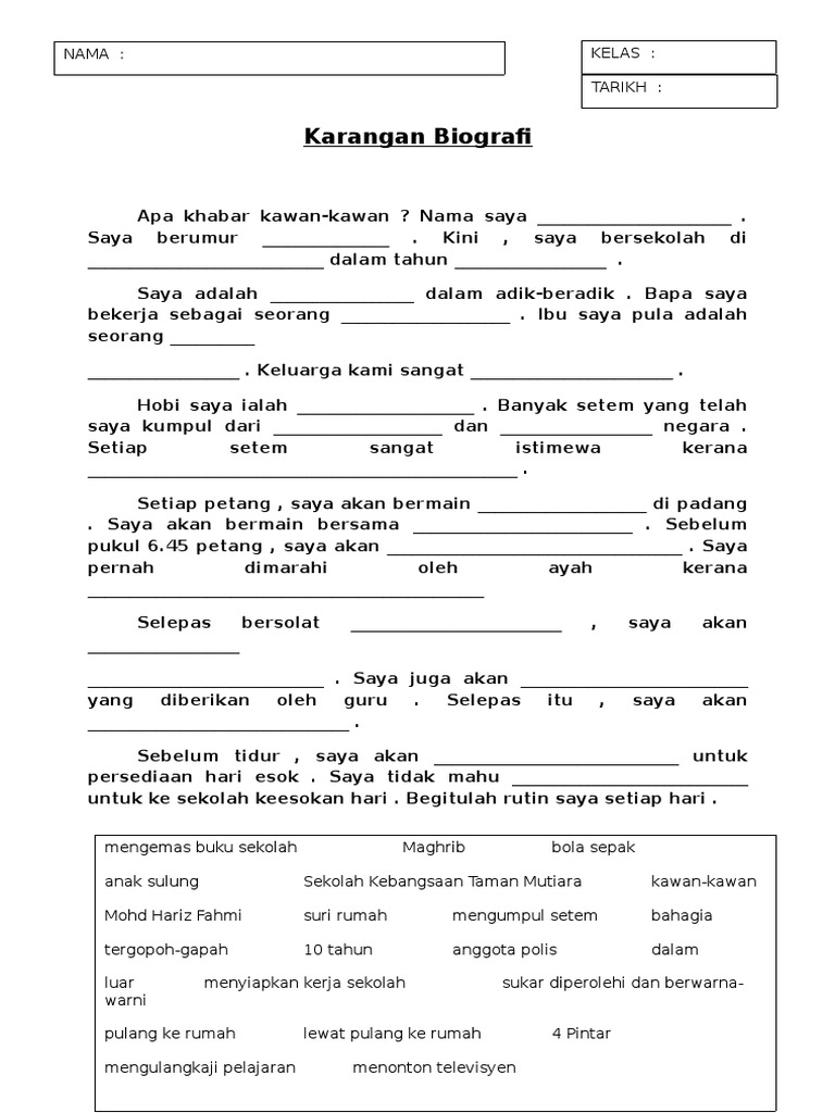 Karangan Biografi Pdf