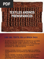 Textilería Incaica | PDF | Imperio Inca | Tapiz