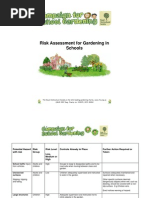 Assessment of Risk For Gardening Activities Involving Pupils | PDF ...