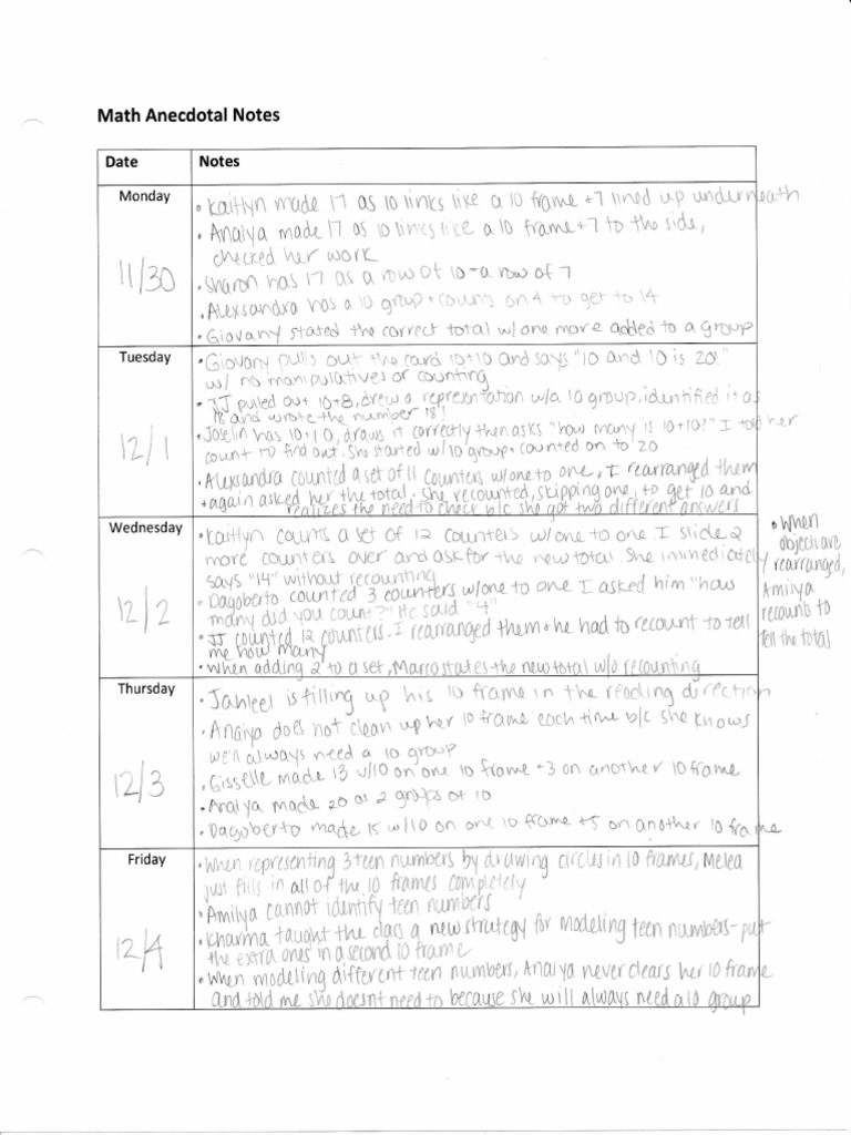 RRBPM Math Anecdotal Notes | PDF | Travel