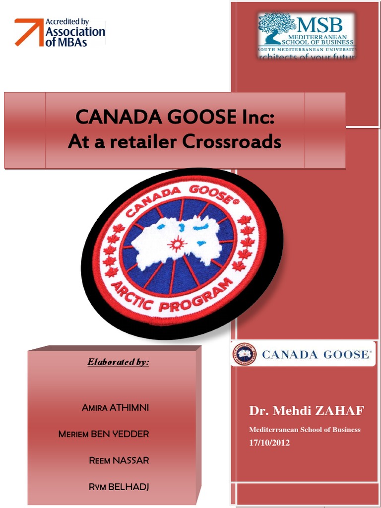 CANADA GOOSE Docslide - Us - Canada-Goose | PDF | Brand | Retail