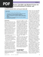 Rcmas-2 Manual Chapter 1 | PDF | Anxiety | Psychology