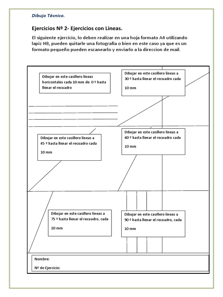 Tema 3 Ejercicio #2 - Ejercicios Con Lineas | PDF | Hogar, jardinería y bricolaje