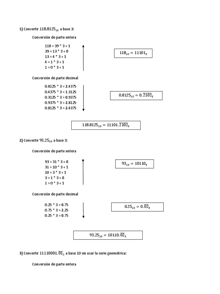 Conversión de Base | PDF | Métodos y materiales de enseñanza