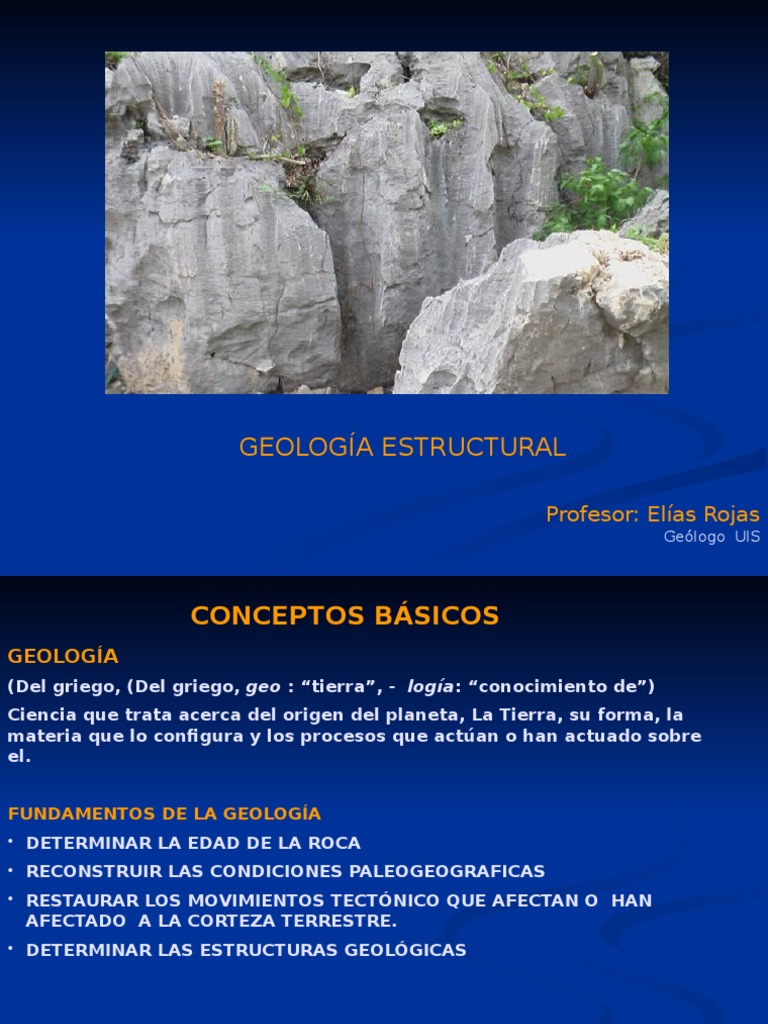 Conceptos Basicos Geologia Estructural | PDF