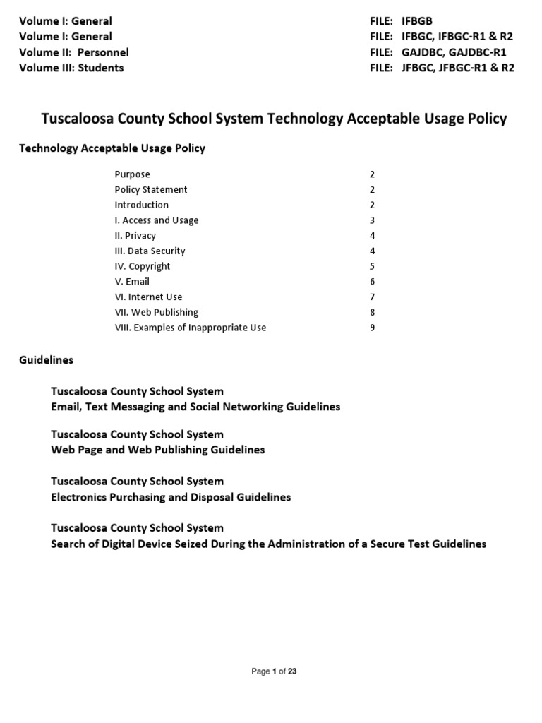 Technology Acceptable Usage Policy Revision 2012 Board Approved 6-21 ...