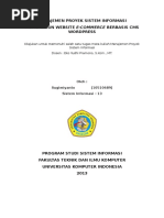 Contoh Dokumen Proyek SI | PDF
